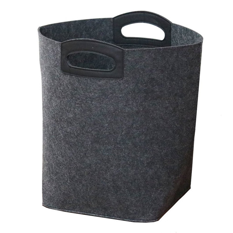 SortJoy Handle Felt Storage Bin | Wayfair
